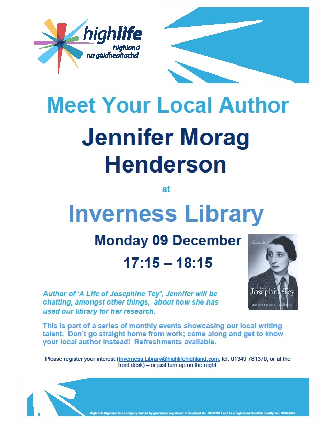 Inverness Library – Jennifer Morag Henderson